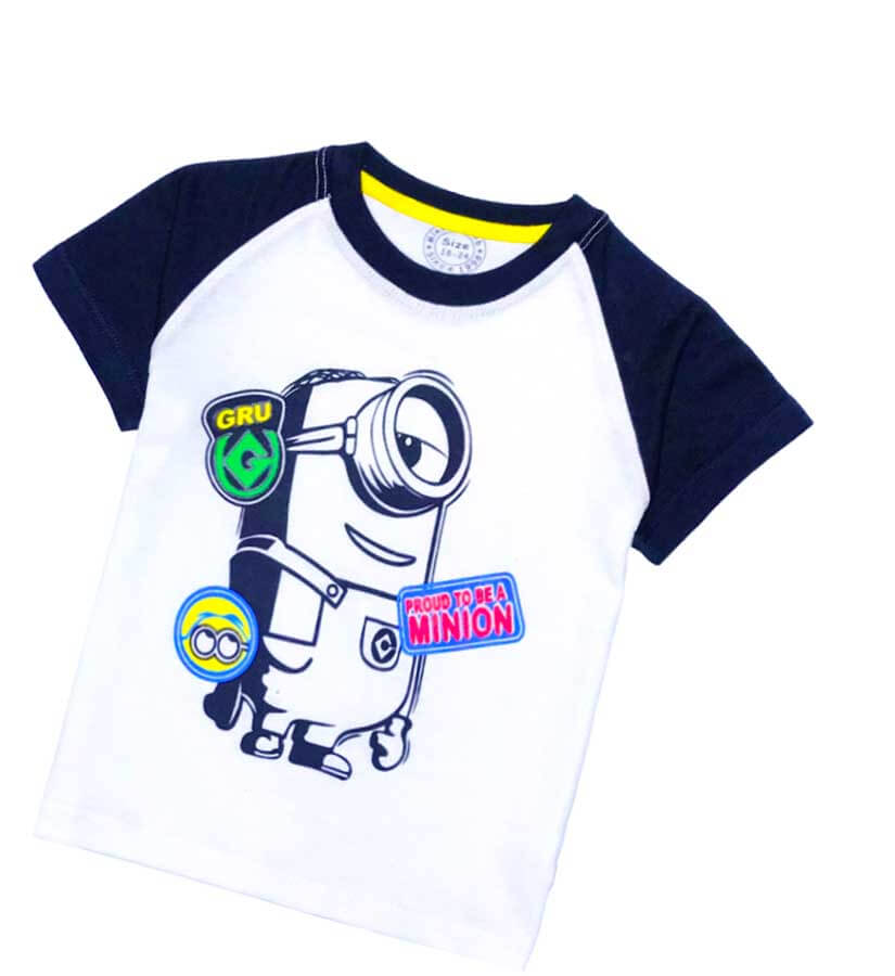 Minion Tee-Shirt - White - LittlezClub.pk | Shop Online for Kids